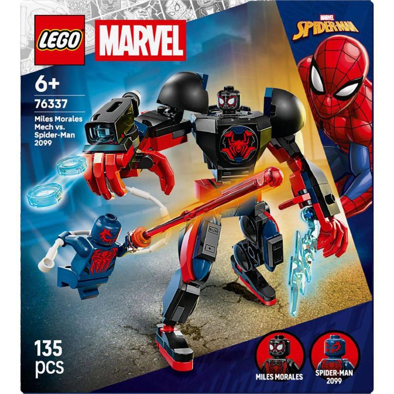 Lego MARVEL Robot Milese Moralese vs. Spiderman 76337 (stavebnice ...