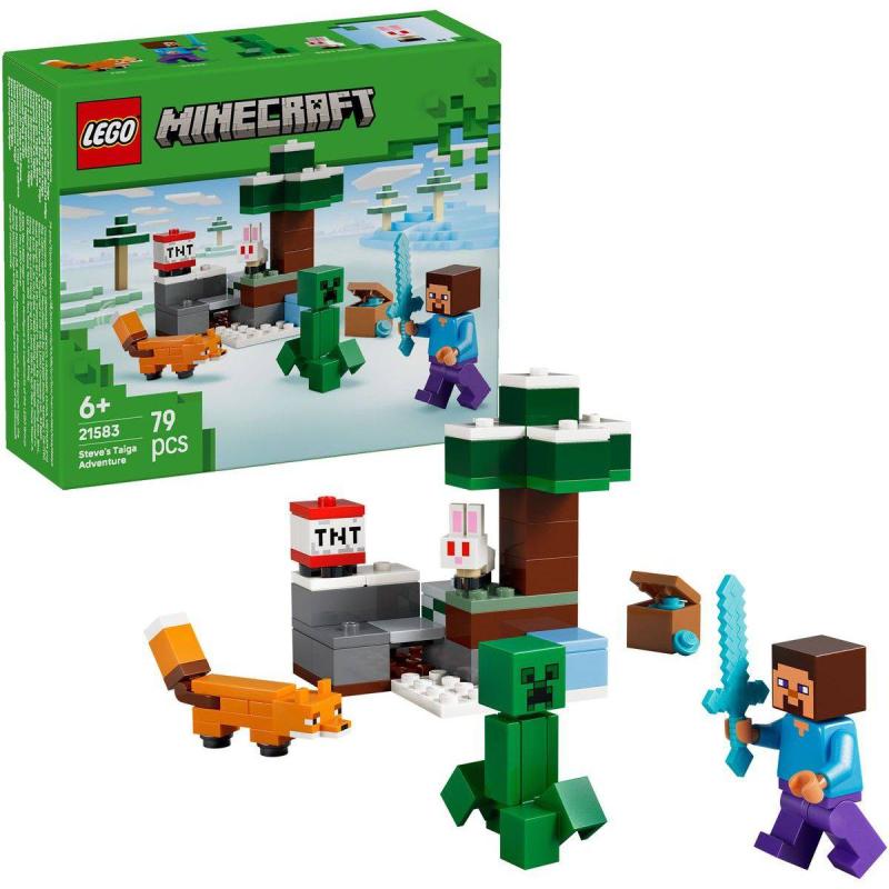 Lego MINECRAFT Steve a dobrodružství v tajze 21583 (stavebnice ...