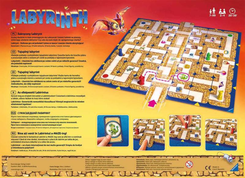 Ravensburger Hra Labyrinth (společenská hra) | Hračky365.cz
